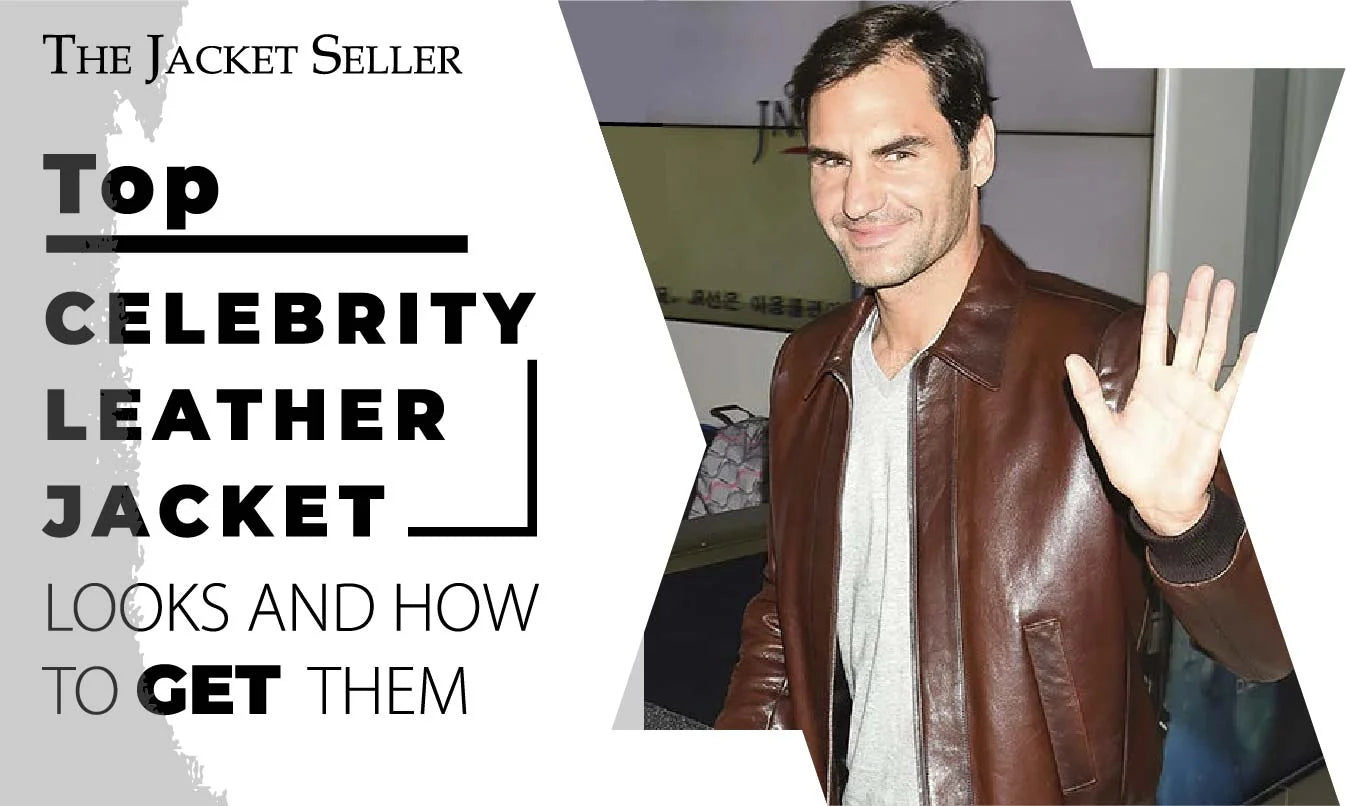 Top Celebrity Leather Jacket Looks & How to Get Them | TJS: – The ...