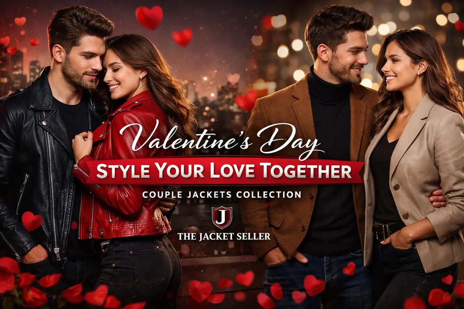Valentine’s Day Couple Jackets & Leather Styles | The Jacket Seller: