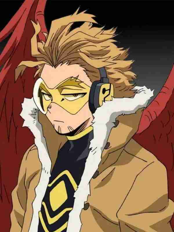 Shop My Hero Academia Hawks Brown Shearling Jacket – The Jacket Seller
