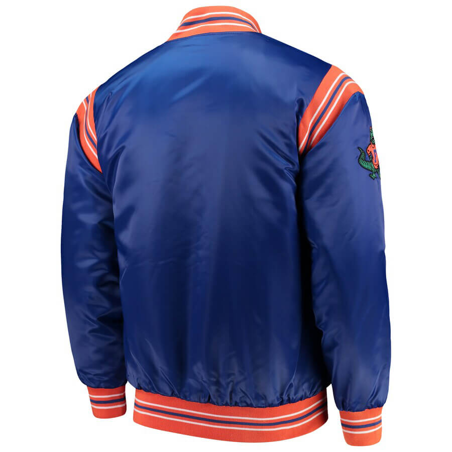 Shop NCAA Florida Gators The Enforcer Full-Button Satin Jacket | NCAA ...