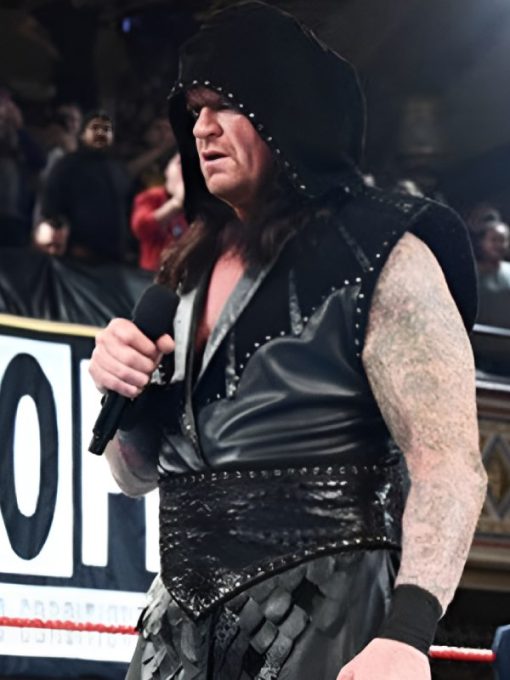 Shop WWE Raw The Undertaker Leather Vest Coat – The Jacket Seller