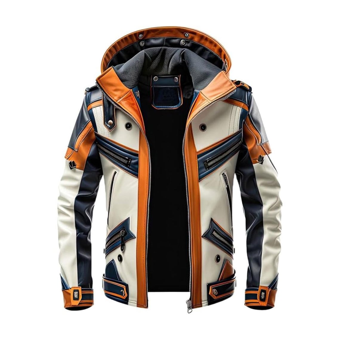 Shop Futuristic Streetwear Leather Jacket – The Jacket Seller