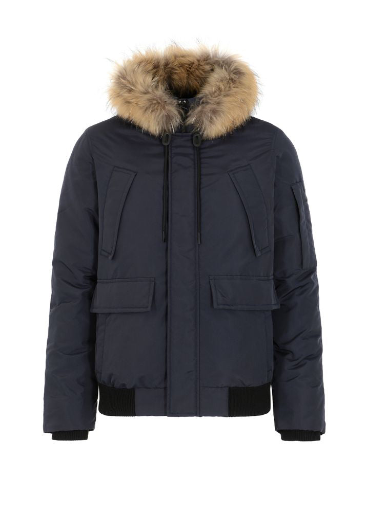 Shop Non Detachable Hood Navy Blue Jacket – The Jacket Seller