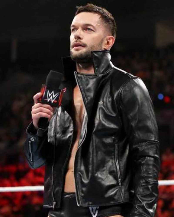 Shop WWE Finn Balor Black Stylish Leather Jacket – The Jacket Seller