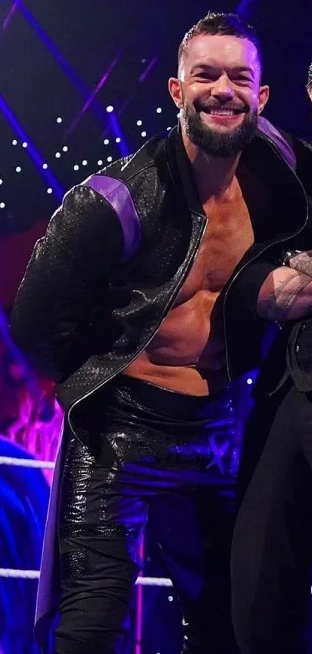 Shop The Judgement Day Finn Balor Black Casual Leather Jacket | WWE Me ...